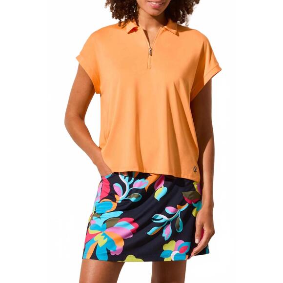 Tribal | Tops | New Tribal Dolman Polo Top In Melon | Poshmark